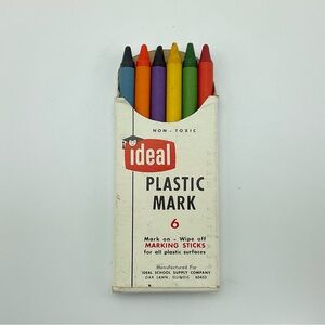 ideal | Other | Vintage Ideal Plastic Mark Marking Sticks Rare Assorted ...